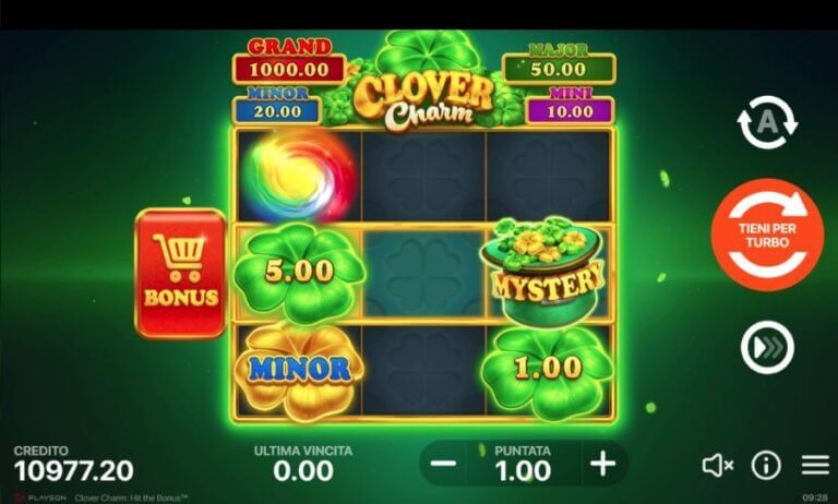 Clover Charm Hit The Bonus slot | Bonus & jackpot